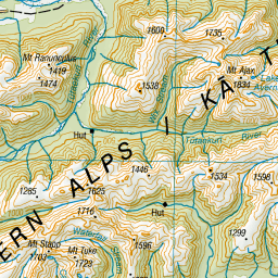 New Zealand Topographic Map - NZ Topo Map