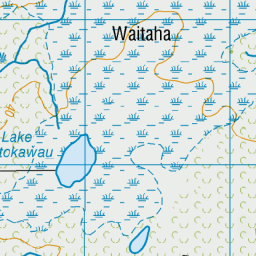 Lake Rotokawau, Chatham Islands - NZ Topo Map