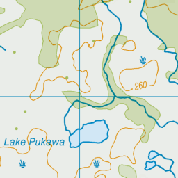 Lake Pukawa, Chatham Islands - NZ Topo Map