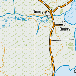 Waitaha Creek, Chatham Islands - NZ Topo Map