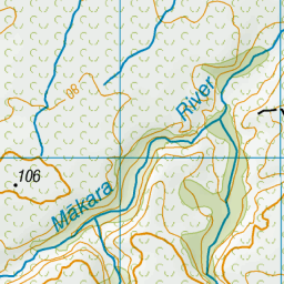 Makara River, Chatham Islands - NZ Topo Map