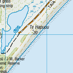 Te Hapupu, Chatham Islands - NZ Topo Map