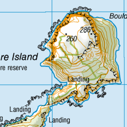 Mangere Island, Chatham Islands - NZ Topo Map