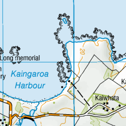Kaingaroa Harbour, Chatham Islands - NZ Topo Map