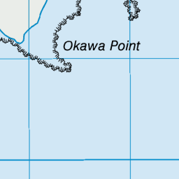 Okawa Point, Chatham Islands - NZ Topo Map