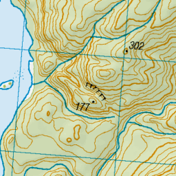 Shag River, Southland - NZ Topo Map