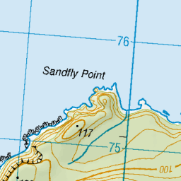 Sandfly Point, Southland - NZ Topo Map