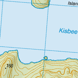 Kisbee Bay, Southland - NZ Topo Map