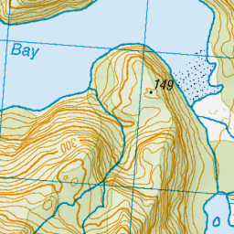 Fanny Bay, Southland - NZ Topo Map