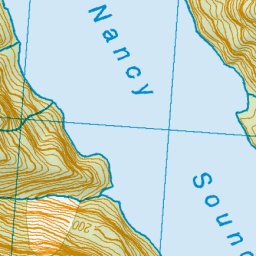 Nancy Sound, Southland - NZ Topo Map