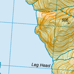 Leg Head, Southland - NZ Topo Map