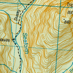 Dusky Track, Southland - NZ Topo Map