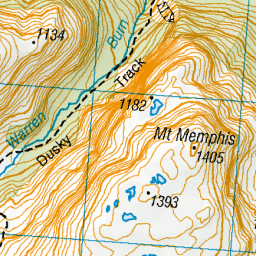 Dusky Track, Southland - NZ Topo Map