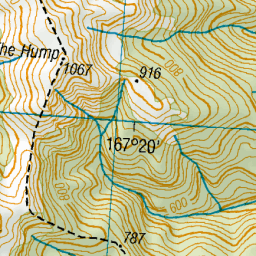 The Hump, Southland - NZ Topo Map