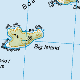 Titi/Muttonbird Islands, Southland - NZ Topo Map