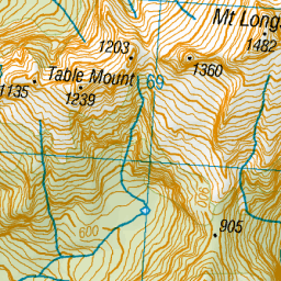 Mount Longsight, Southland - NZ Topo Map