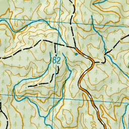 ROWALLAN FOREST, Southland - NZ Topo Map
