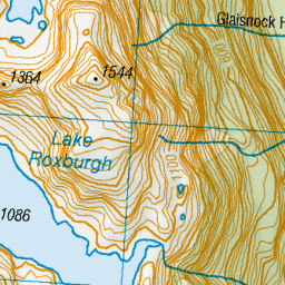 Lake Roxburgh, Southland - NZ Topo Map