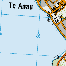 Te Anau, Southland - NZ Topo Map