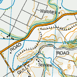 Waitotara, Southland - NZ Topo Map