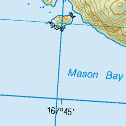 Mason Bay, Southland - NZ Topo Map