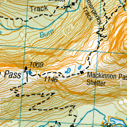 Lake Mintaro, Southland - NZ Topo Map