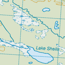 Lake Sheila, Southland - NZ Topo Map