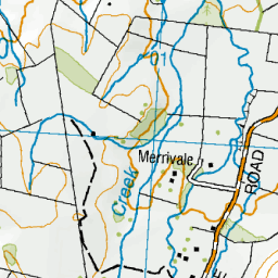 Merrivale, Southland - NZ Topo Map