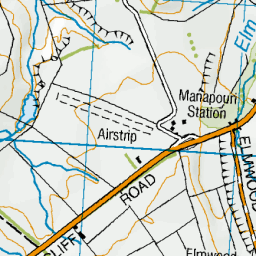 Manapouri Station, Southland - NZ Topo Map