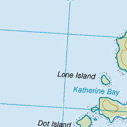 Lone Island, Southland - NZ Topo Map