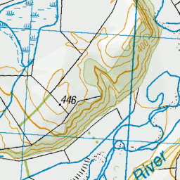 Whitestone River, Southland - NZ Topo Map