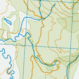 Dunton Creek, Southland - NZ Topo Map