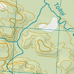 Toitoi River, Southland - NZ Topo Map