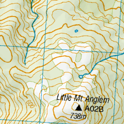 Little Mount Anglem, Southland - NZ Topo Map