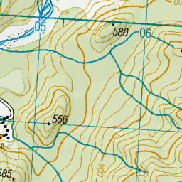 Takaro Lodge, Southland - NZ Topo Map
