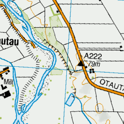 Otautau, Southland - NZ Topo Map