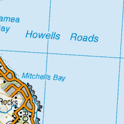 Mitchells Bay, Southland - NZ Topo Map