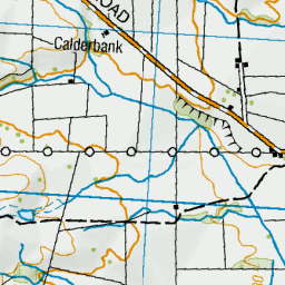 Calderbank, Southland - NZ Topo Map