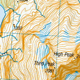 Third Peak, Southland - NZ Topo Map