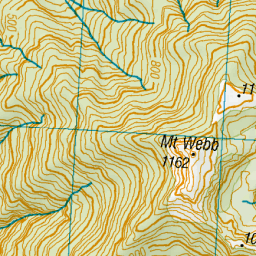 Mount Webb, Southland - NZ Topo Map