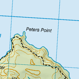 Peters Point, Southland - NZ Topo Map