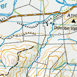 Dunrobin Valley, Southland - NZ Topo Map