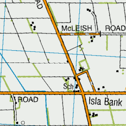 Isla Bank, Southland - NZ Topo Map