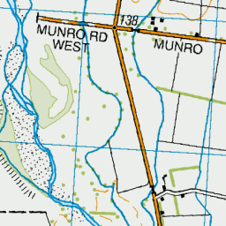 Aparima River, Southland - NZ Topo Map