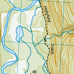 Hollyford Track, Southland - NZ Topo Map
