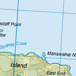 Ulva Island, Southland - NZ Topo Map