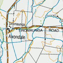 Avondale, Southland - NZ Topo Map