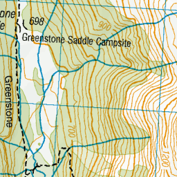 Greenstone Track, Otago - NZ Topo Map