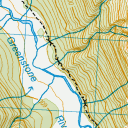 Greenstone River, Otago - NZ Topo Map
