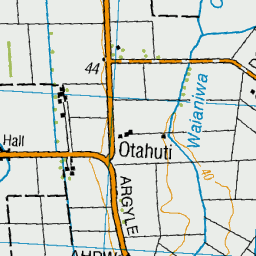 Otahuti, Southland - NZ Topo Map